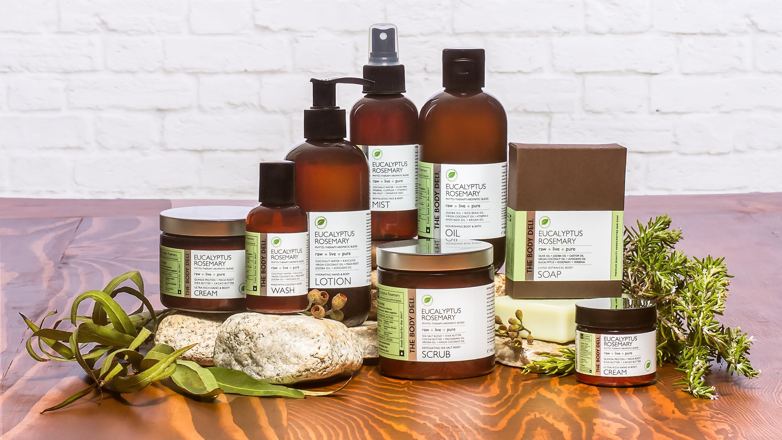 No. 4 Eucalyptus Rosemary Collection, Hand Wash, Rosemary Body Wash ...