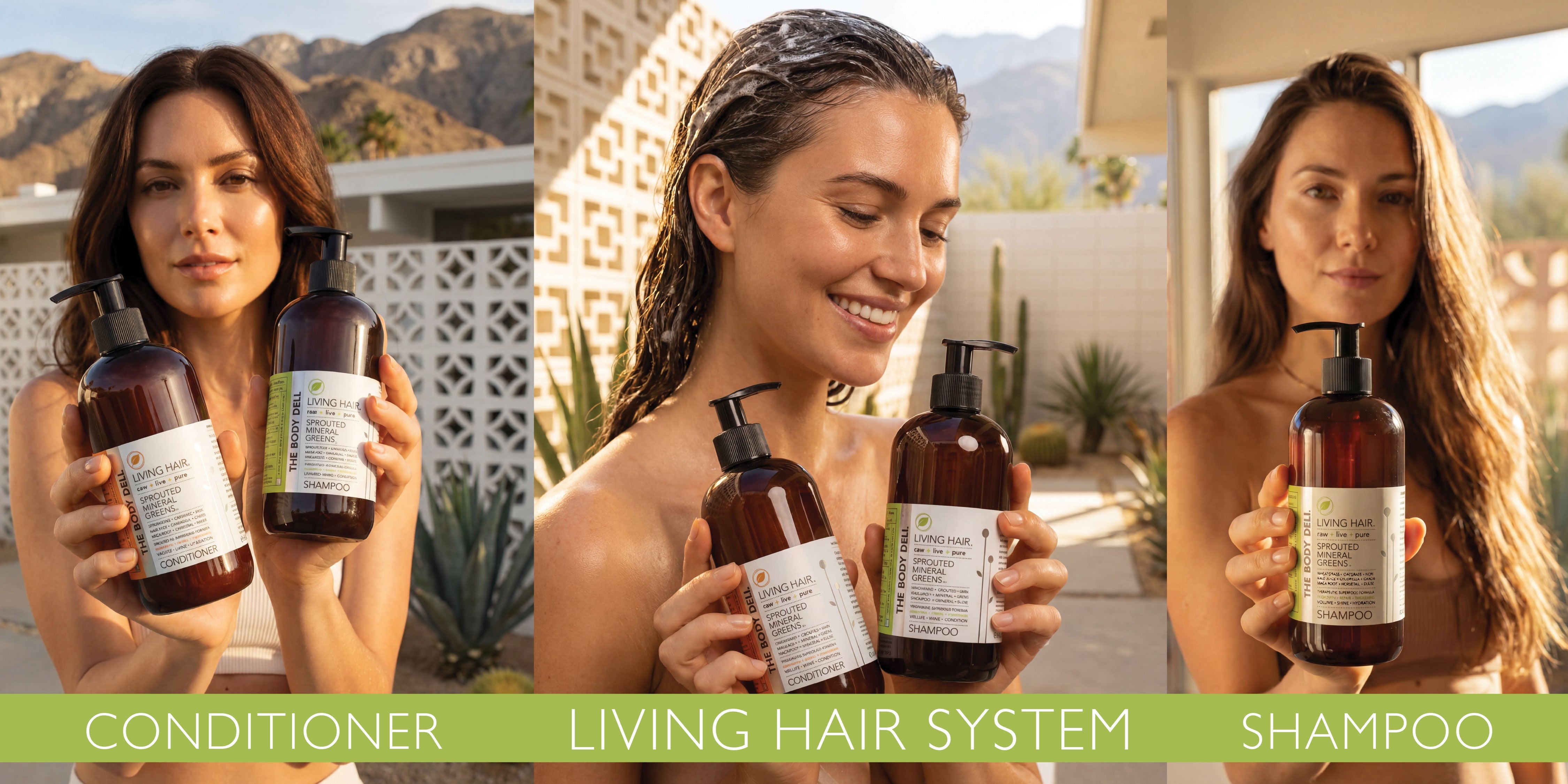 Living Hair Raw Superfood System | Organic Shampoo & Conditioner | Raw ...