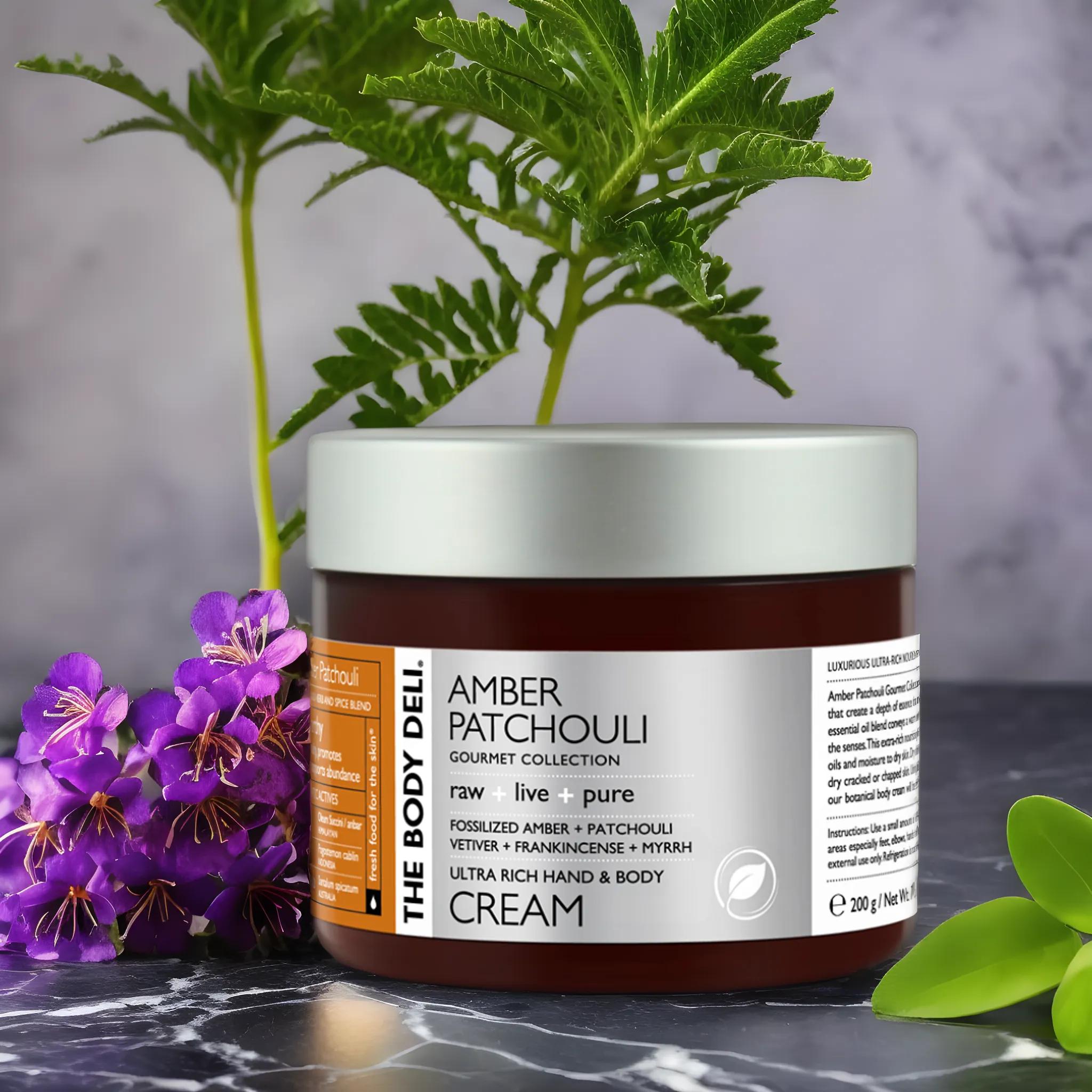 The Body Deli Amber Patchouli Hand & Body Cream – THE BODY DELI