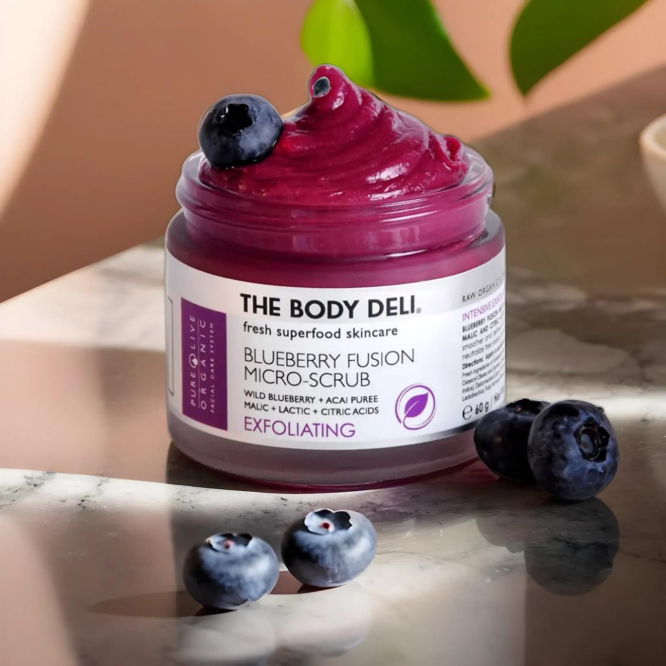 Blueberry Fusion Micro Scrub – Superfruit Exfoliant – THE BODY DELI