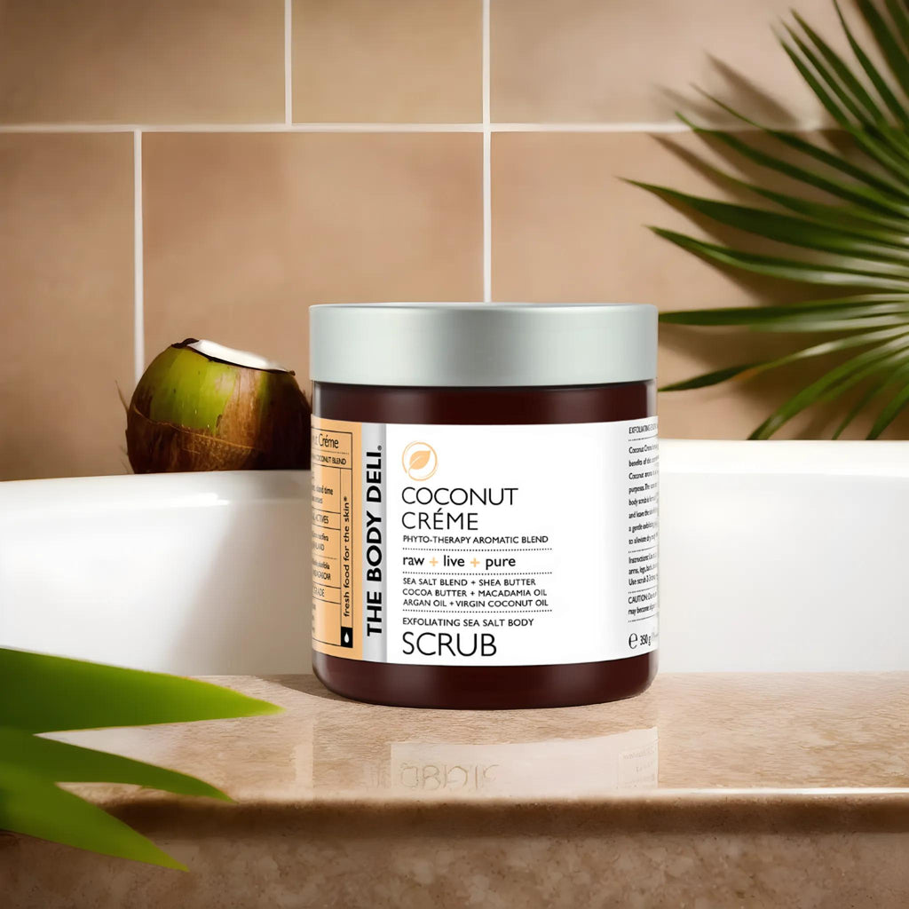 Exfoliating Sea Salt Body Scrubs, Vanilla Body Scrub, Citron, Rose