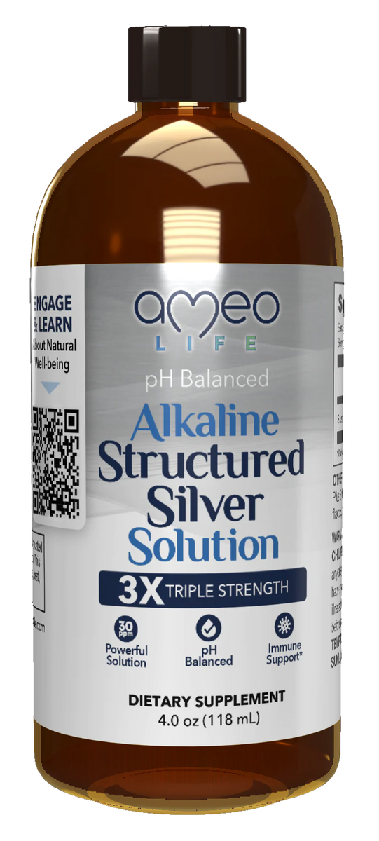 Alkaline Structured Silver Solution 4oz. – THE BODY DELI