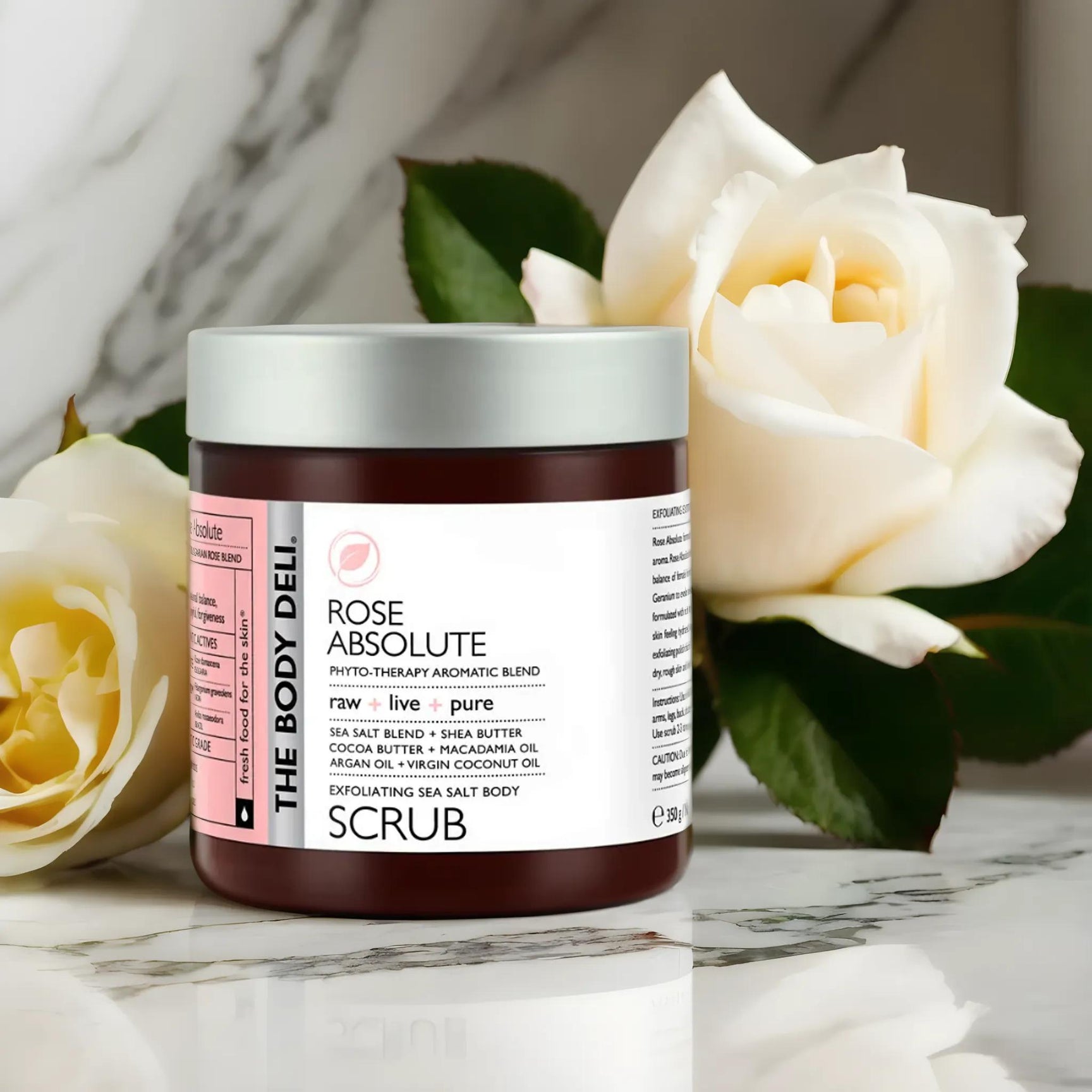 Rose Absolute Body Scrub, 2-3 Times Per Week, Raw Butters Soften Skin ...