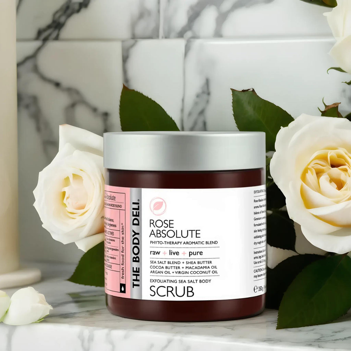 Rose Absolute Body Scrub, 2-3 Times Per Week, Raw Butters Soften Skin ...