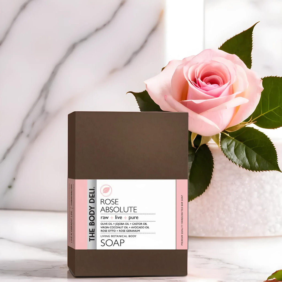 Rose Absolute Botanical Bar Soap, Moisturizing, In LovelyGift Box – THE ...