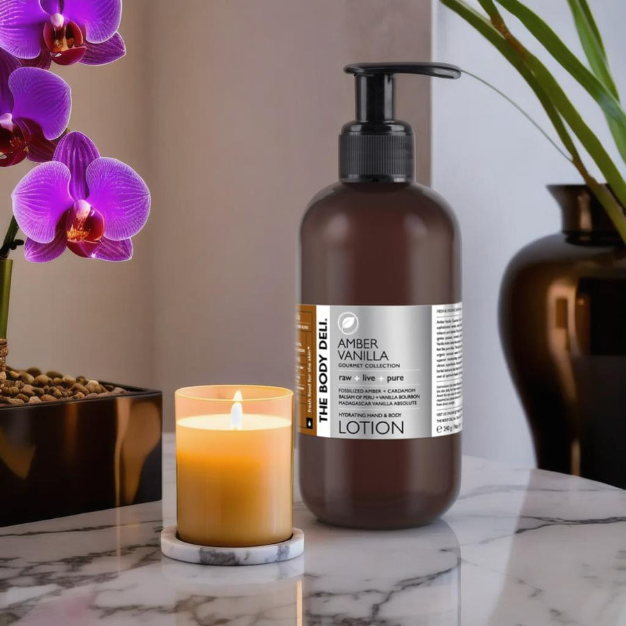 The Body Deli Amber Vanilla Hand and Body Lotion – THE BODY DELI