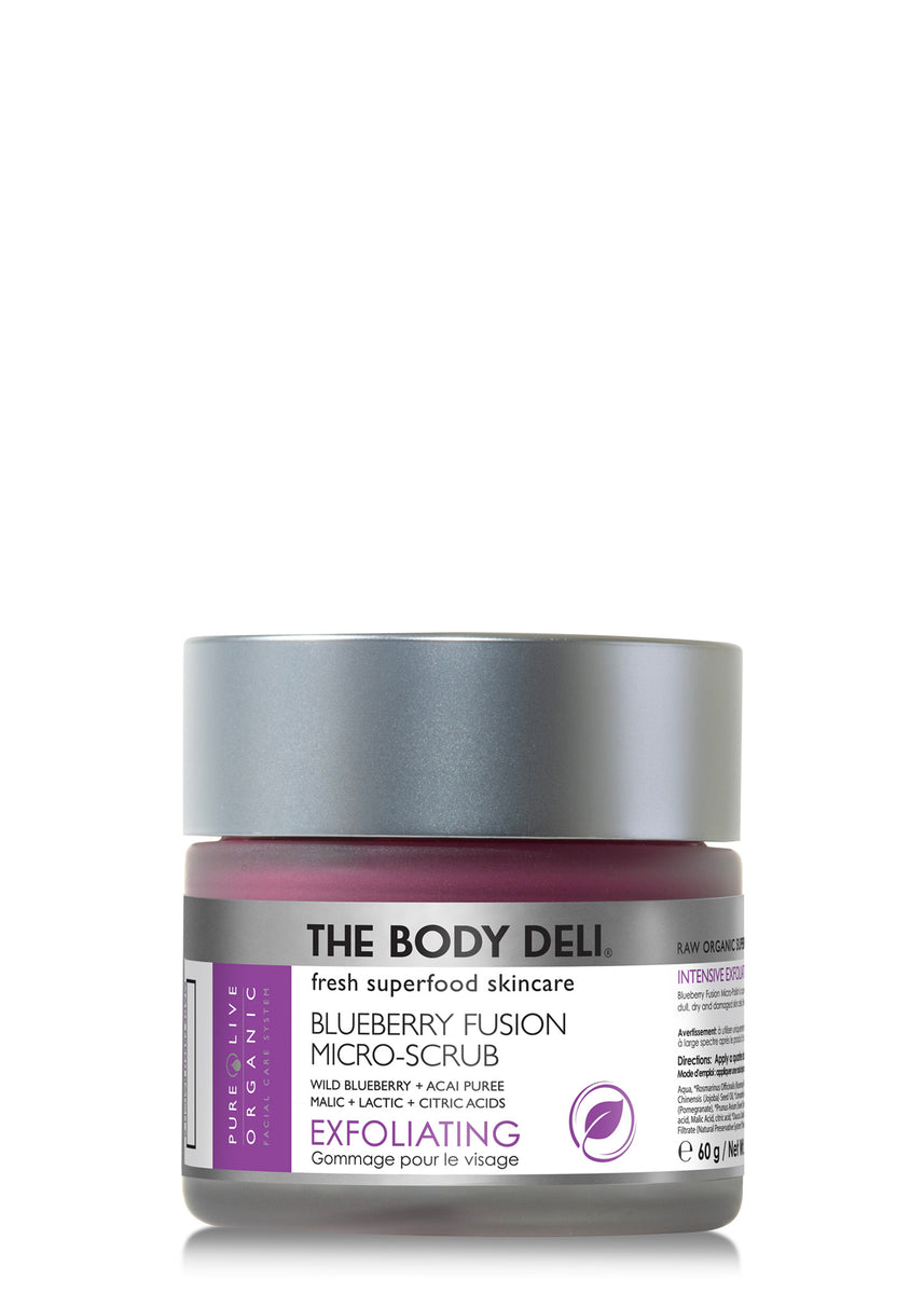 Blueberry Fusion Micro Scrub – Superfruit Exfoliant – THE BODY DELI