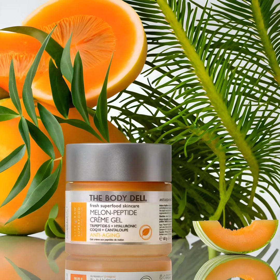 The Body Deli Melon Peptide Crème Gel Anti-aging, Organic Melon Skin ...