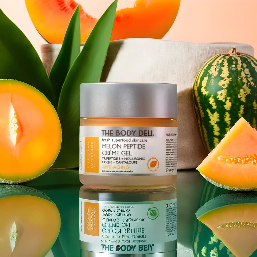 The Body Deli Melon Peptide Crème Gel Anti-aging, Organic Melon Skin ...