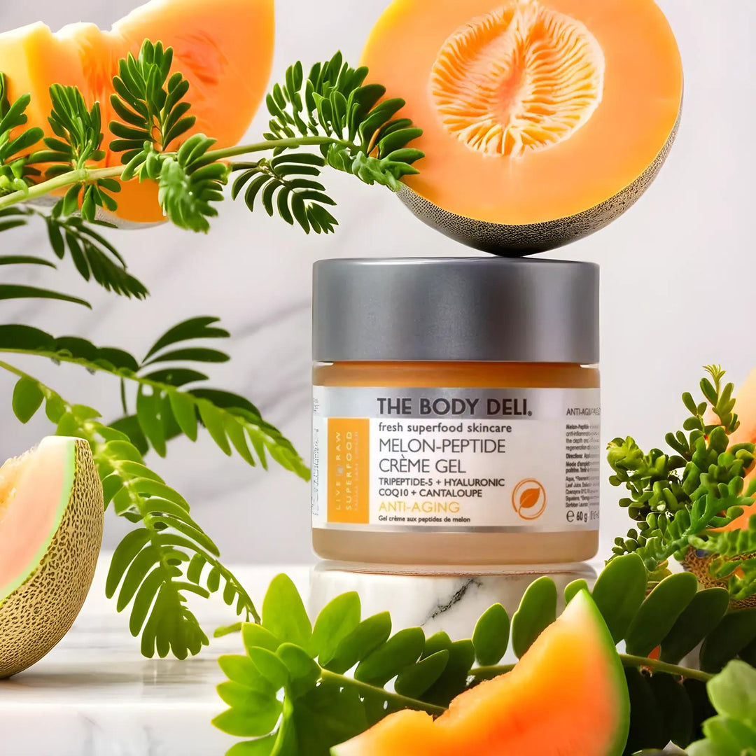 The Body Deli Melon Peptide Crème Gel Anti-aging, Organic Melon Skin ...