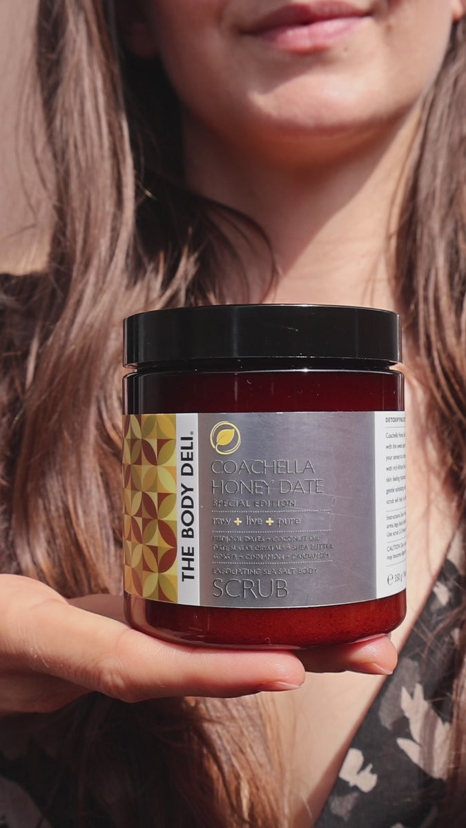 Coachella Honey Date Scrub, Organic Honey Body Scrub, Date Body Scrub ...