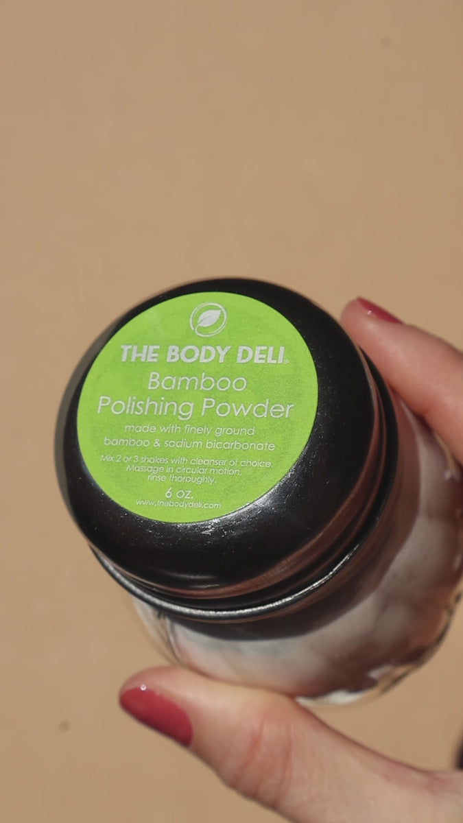 Bamboo Facial Polishing Powder – Gentle Exfoliating Scrub – THE BODY DELI
