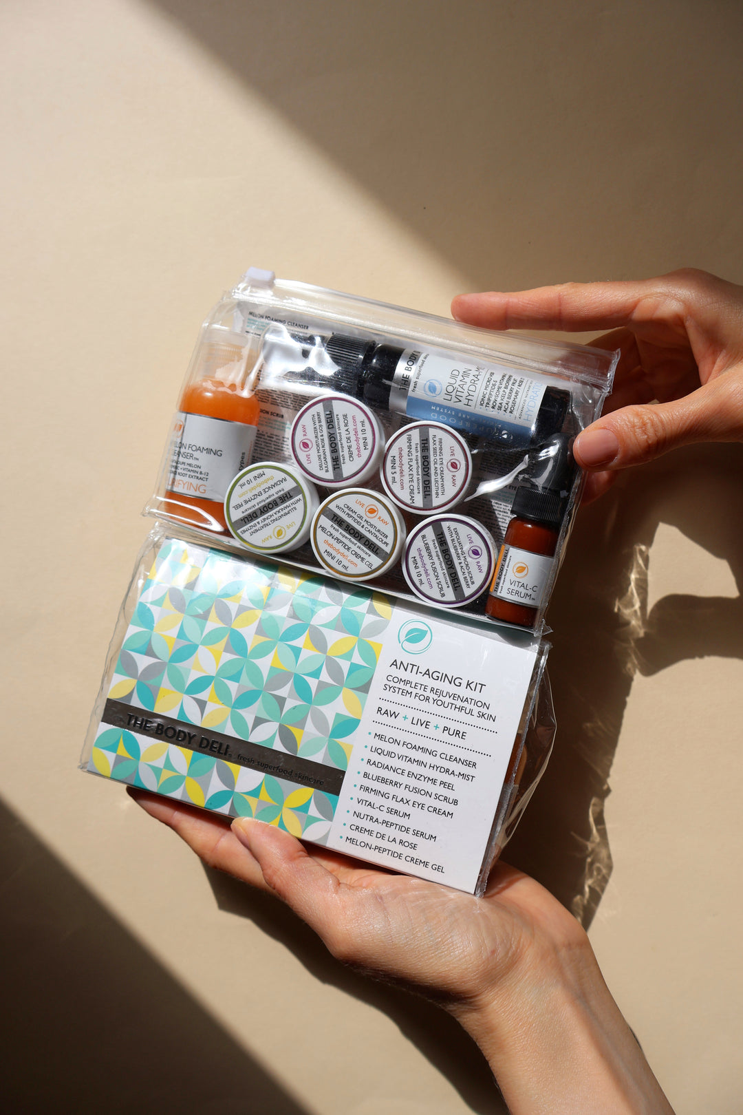 The Body Deli Anti-aging Facial Mini Kit, Melon Foaming Cleanser ...