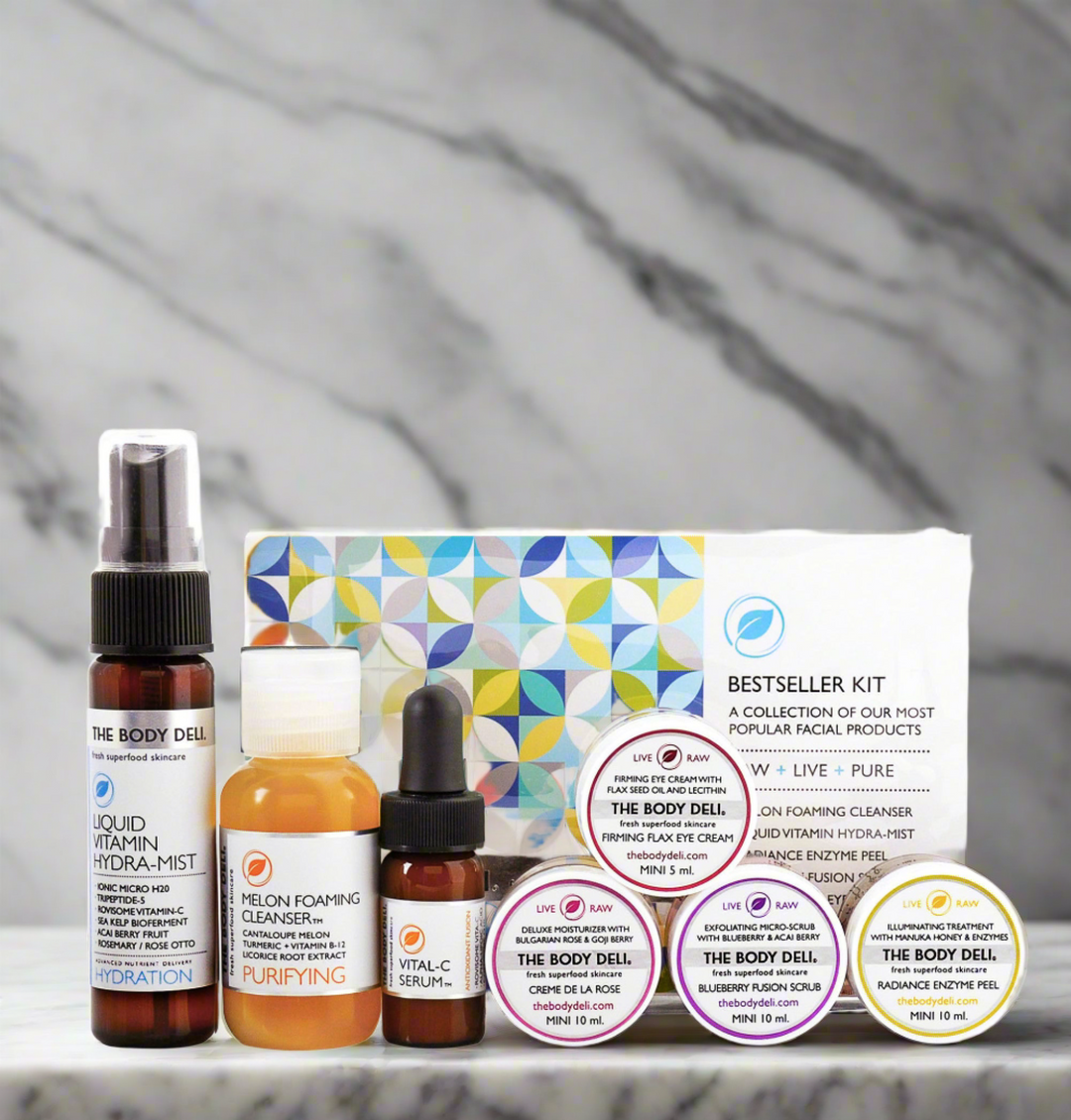 The Body Deli Best Selling Mini Facial Kit, All Natural Facial Products ...