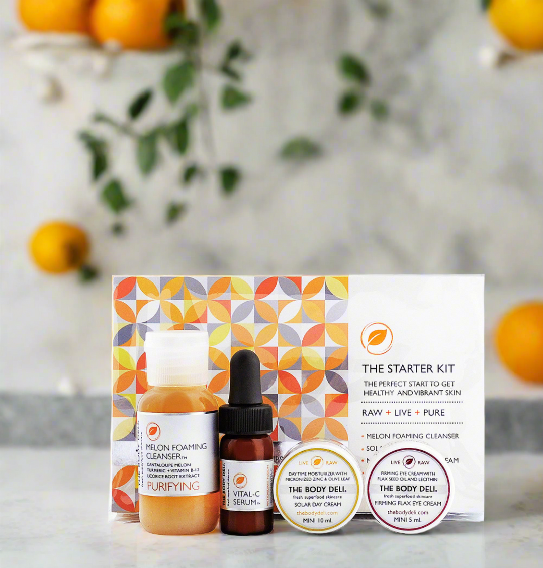 The Body Deli Starter Mini Facial Kit, Natural Alternative for Supple ...