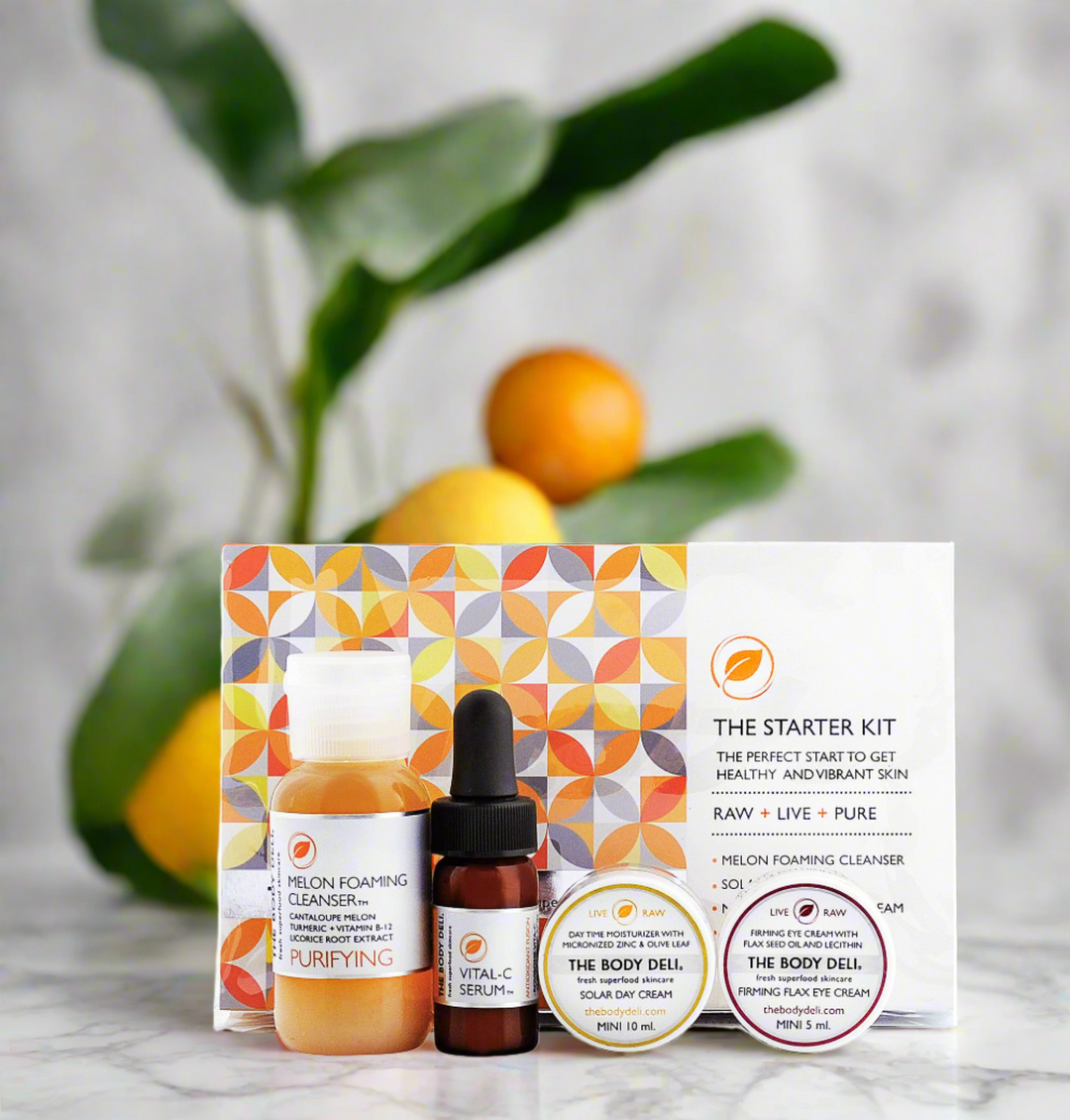 The Body Deli Starter Mini Facial Kit, Natural Alternative for Supple ...