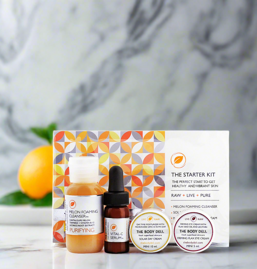 The Body Deli Starter Mini Facial Kit, Natural Alternative for Supple ...