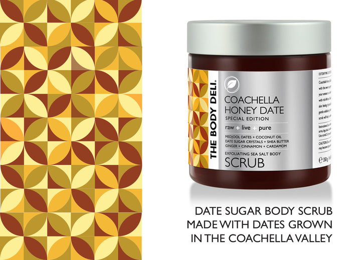 Coachella Honey Date Scrub, Organic Honey Body Scrub, Date Body Scrub ...
