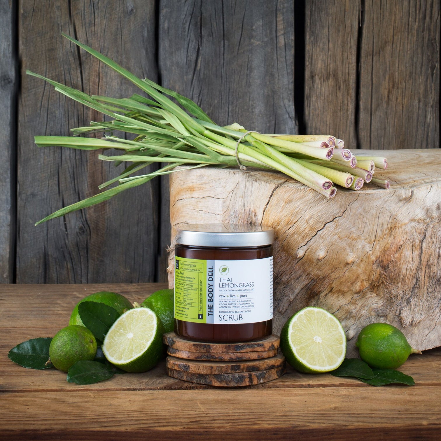 Thai Lemongrass Body Scrub, Detoxifies and Exfoliates, Dry Skin ...