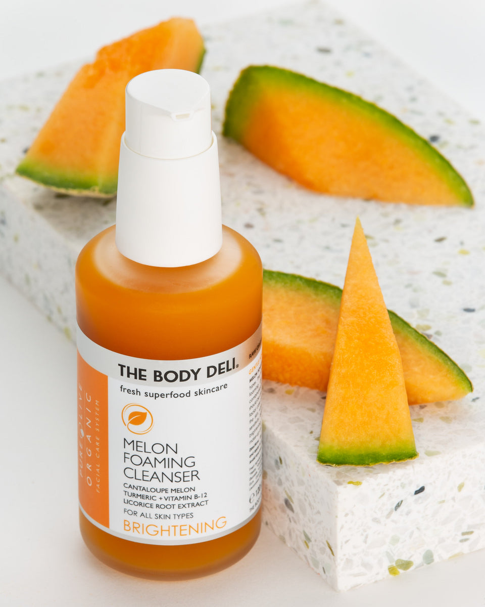 The Body Deli MELON FOAMING CLEANSER, 1 oz. Travel Size – THE BODY DELI
