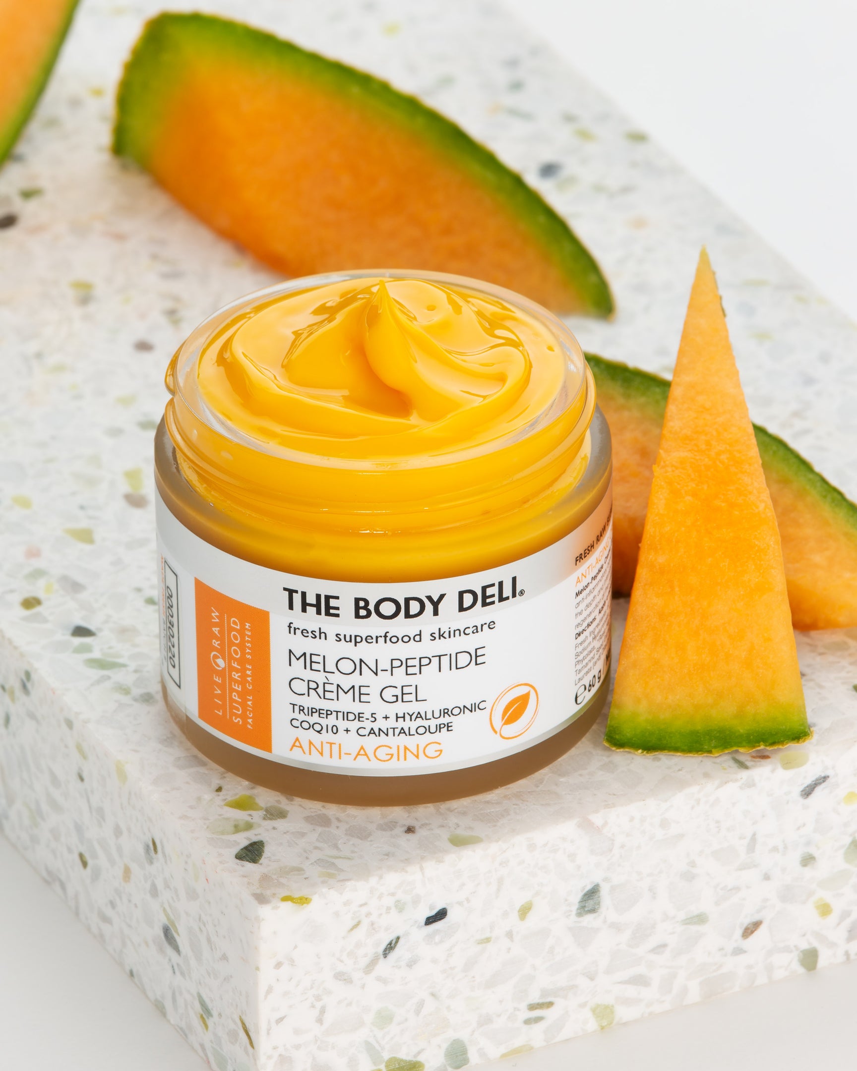 The Body Deli Melon Peptide Crème Gel Anti-aging, Organic Melon Skin ...