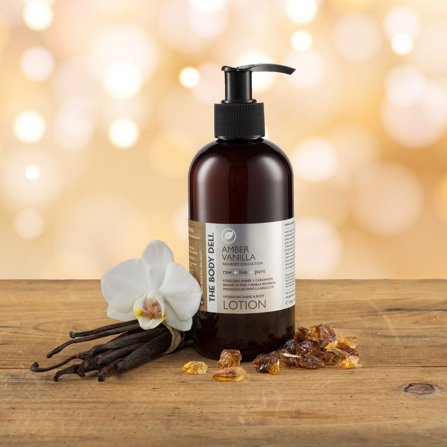 The Body Deli Amber Vanilla Hand and Body Lotion – THE BODY DELI