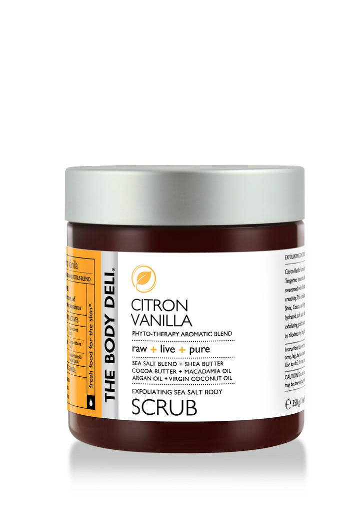 Exfoliating Sea Salt Scrubs | Vanilla Body Scrub & Body Exfoliation ...