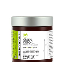 Green Detox Sea Salt Body Scrub, Gentle With Super Greens, Raw Butters ...
