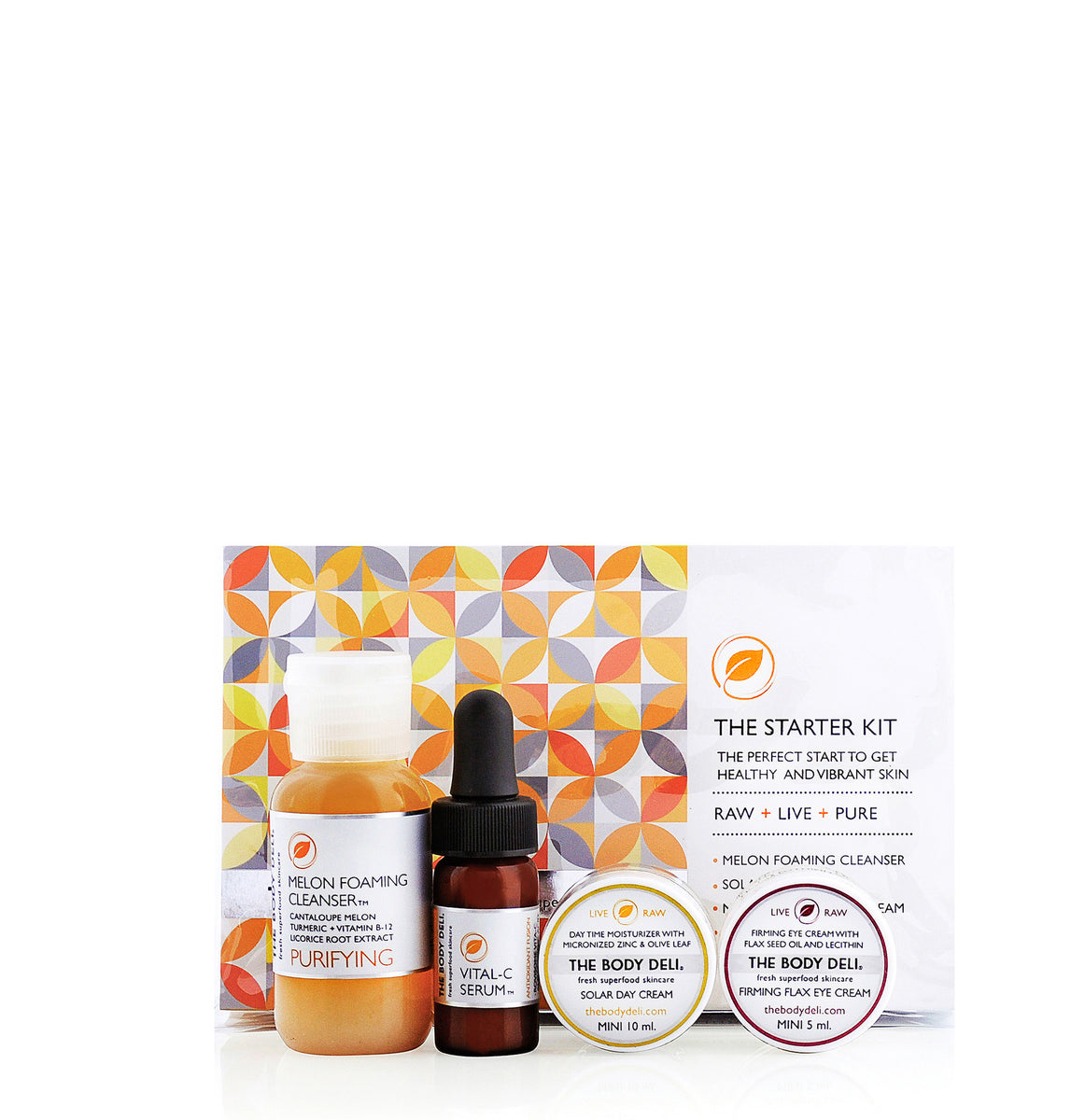 The Body Deli Starter Mini Facial Kit, Natural Alternative for Supple ...